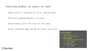 Seamless End-to-End Production Machine Learning with Seldon and MLflow | PPT
