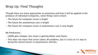 Computer Vision for autonomous driving | PDF
