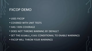 Static Analysis Tools for C# Demo | PPT | Free Download
