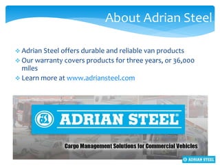 Adrian Steel - An Overview | PPT
