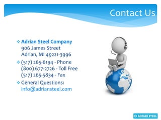 Adrian Steel - An Overview | PPT