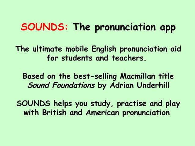 Adrian Underhill English Pronunciation.ppt