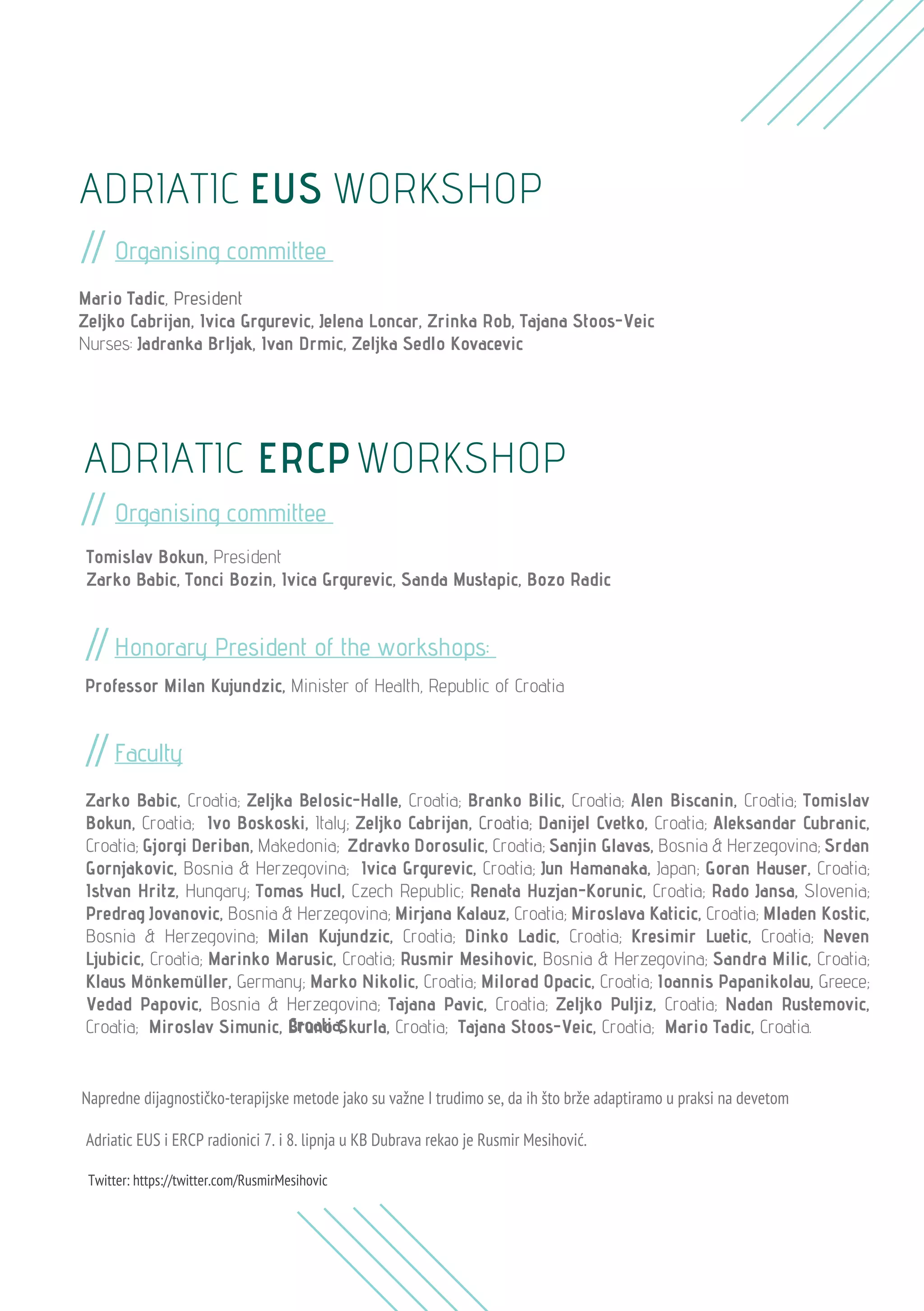 Adriatic EUS Workshop | PDF