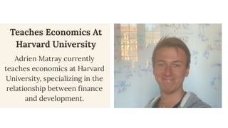 Adrien Matray - A Prominent Macroeconomist | PDF