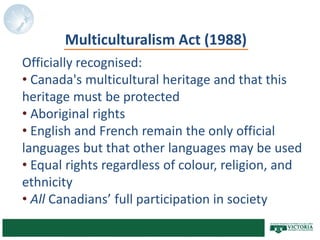 Adrienne girling diversity forum canadian multiculturalism | PDF