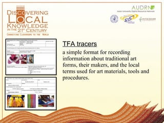Documentation of Traditional Filipino Arts for Heritage Transmission ...