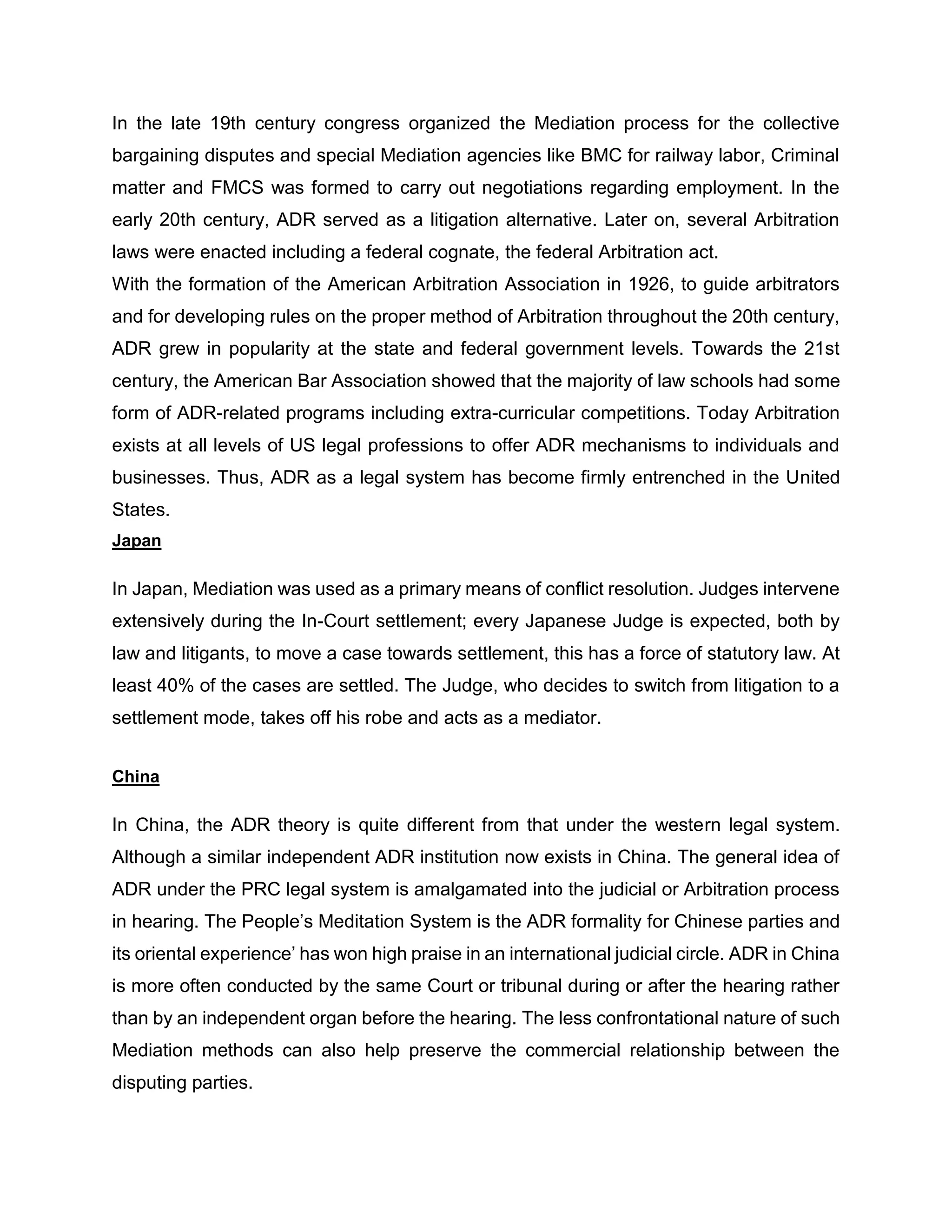 ADR in criminal proceeding in Bangladesh with global perspective. | DOCX