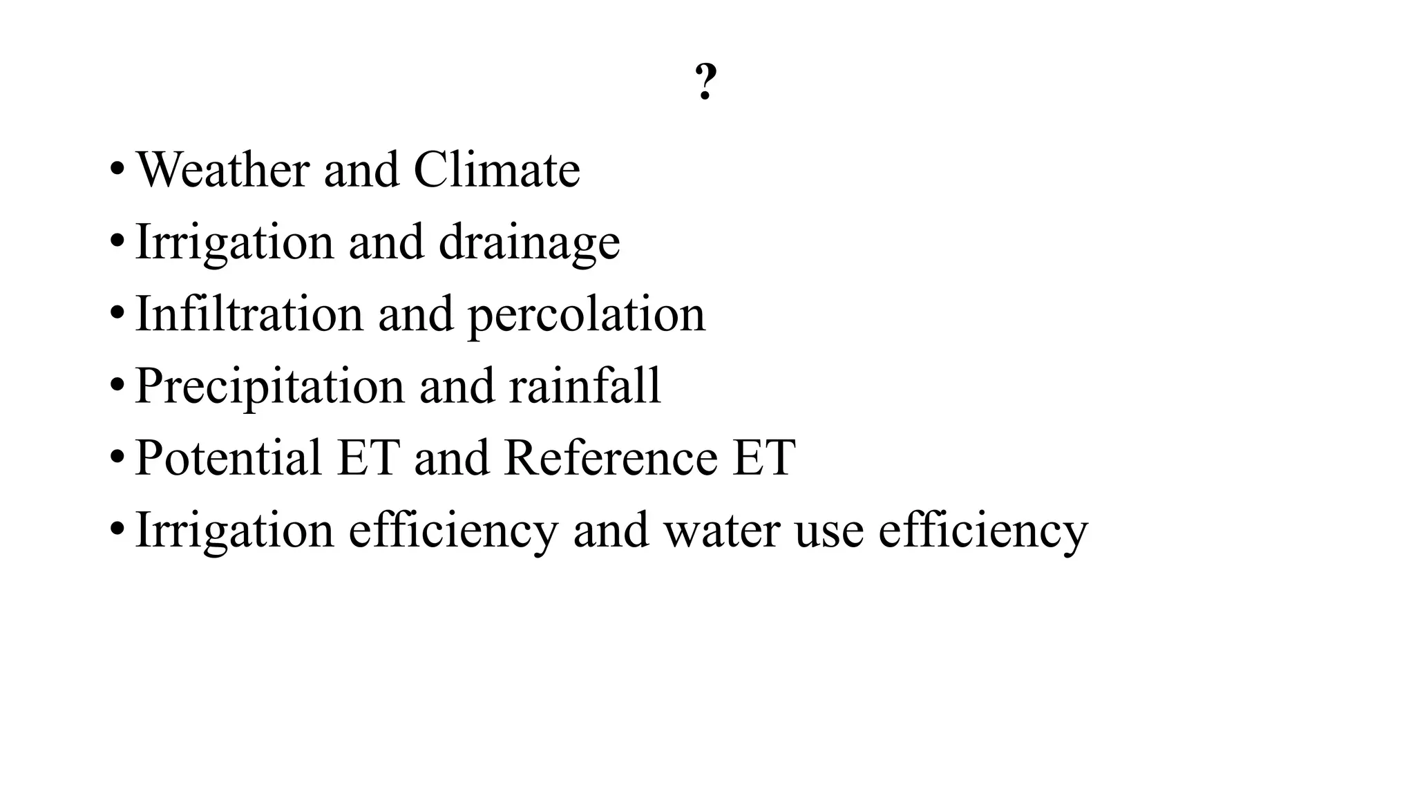 CLIMWAT and CROPWAT Model | PPTX
