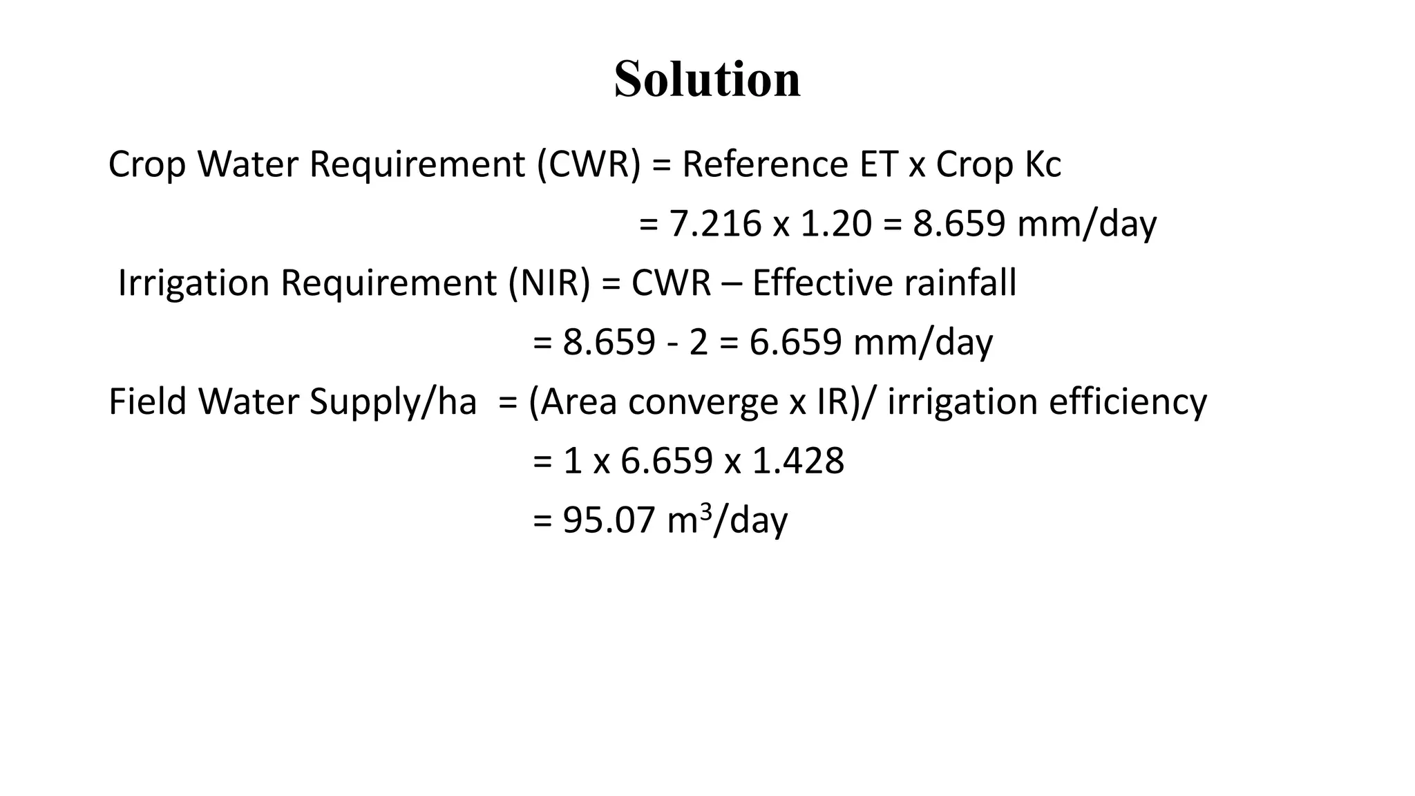 CLIMWAT and CROPWAT Model | PPTX