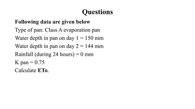 CLIMWAT and CROPWAT Model | PPTX
