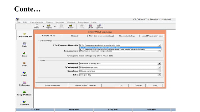 CLIMWAT and CROPWAT Model | PPTX