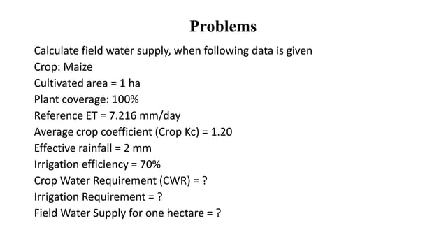 CLIMWAT and CROPWAT Model | PPTX