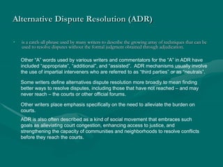 ADR its processes & KP.ppt