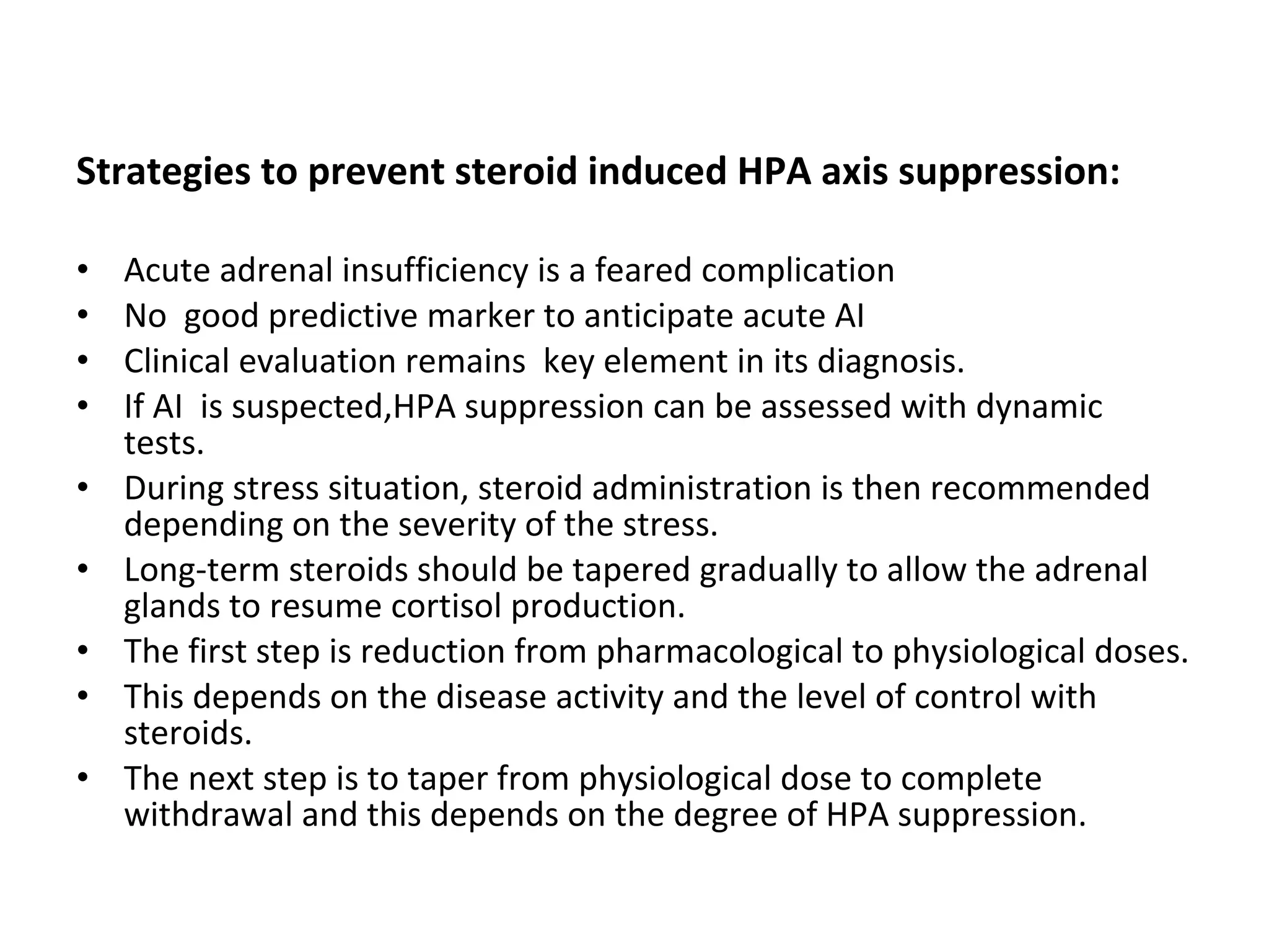 PREVENTION & MANAGEMENT OF SIDE EFFECTS OF SYSTEMIC STEROIDS | PPT