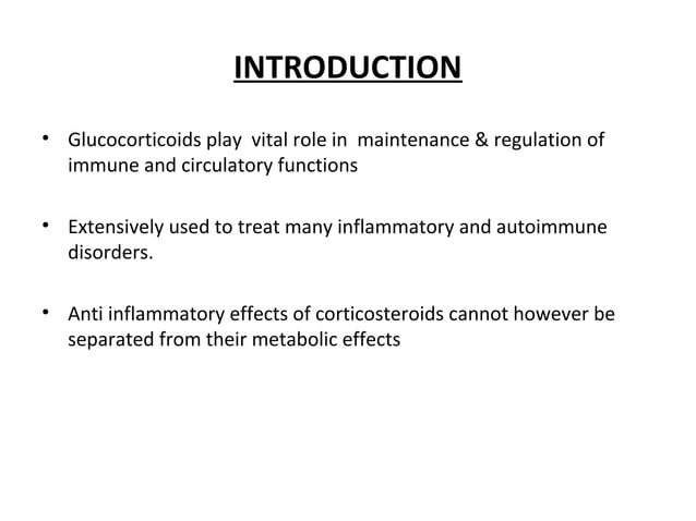 PREVENTION & MANAGEMENT OF SIDE EFFECTS OF SYSTEMIC STEROIDS | PPT