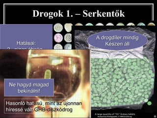 A drogok és hatásaik | PPT