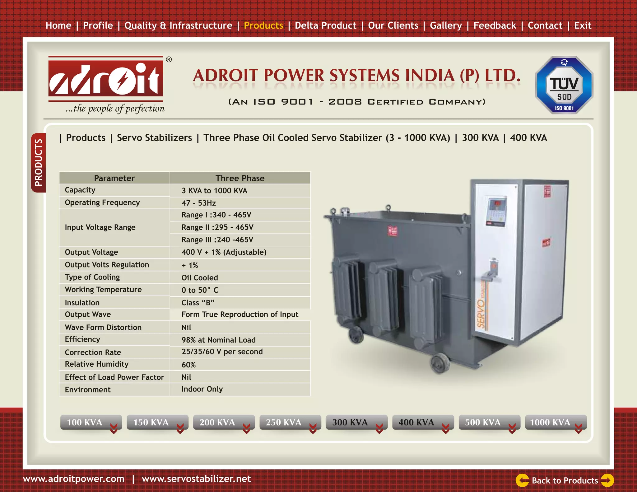 Adroit Power Systems India Private Limited , Coimbatore, Oil Cooled ...