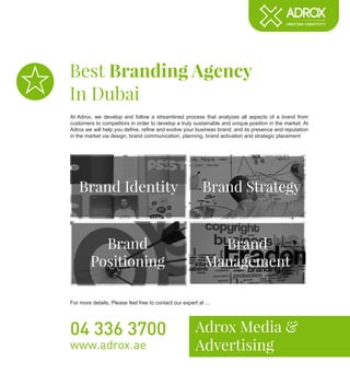 Adrox services | PDF