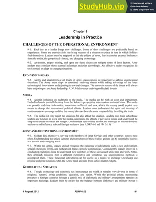 ADRP 6 -2 2 | PDF
