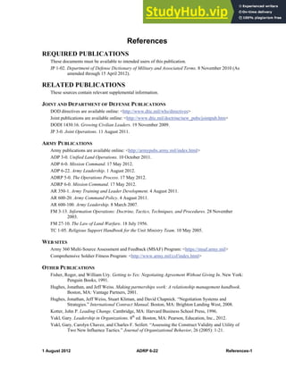 ADRP 6 -2 2 | PDF