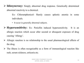 Adr; pharmacovigilance & Drug Interactions | PPT