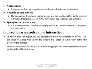 Adr; pharmacovigilance & Drug Interactions | PPT