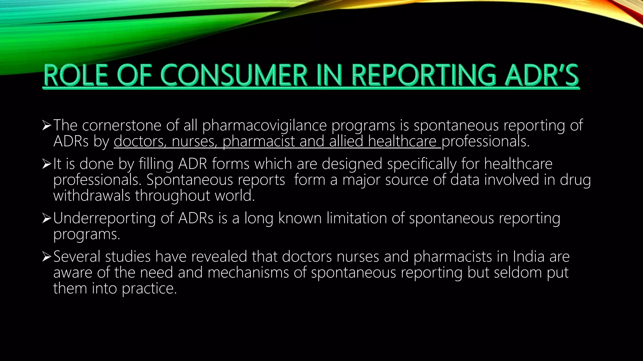 ADR REPORTING | PPT