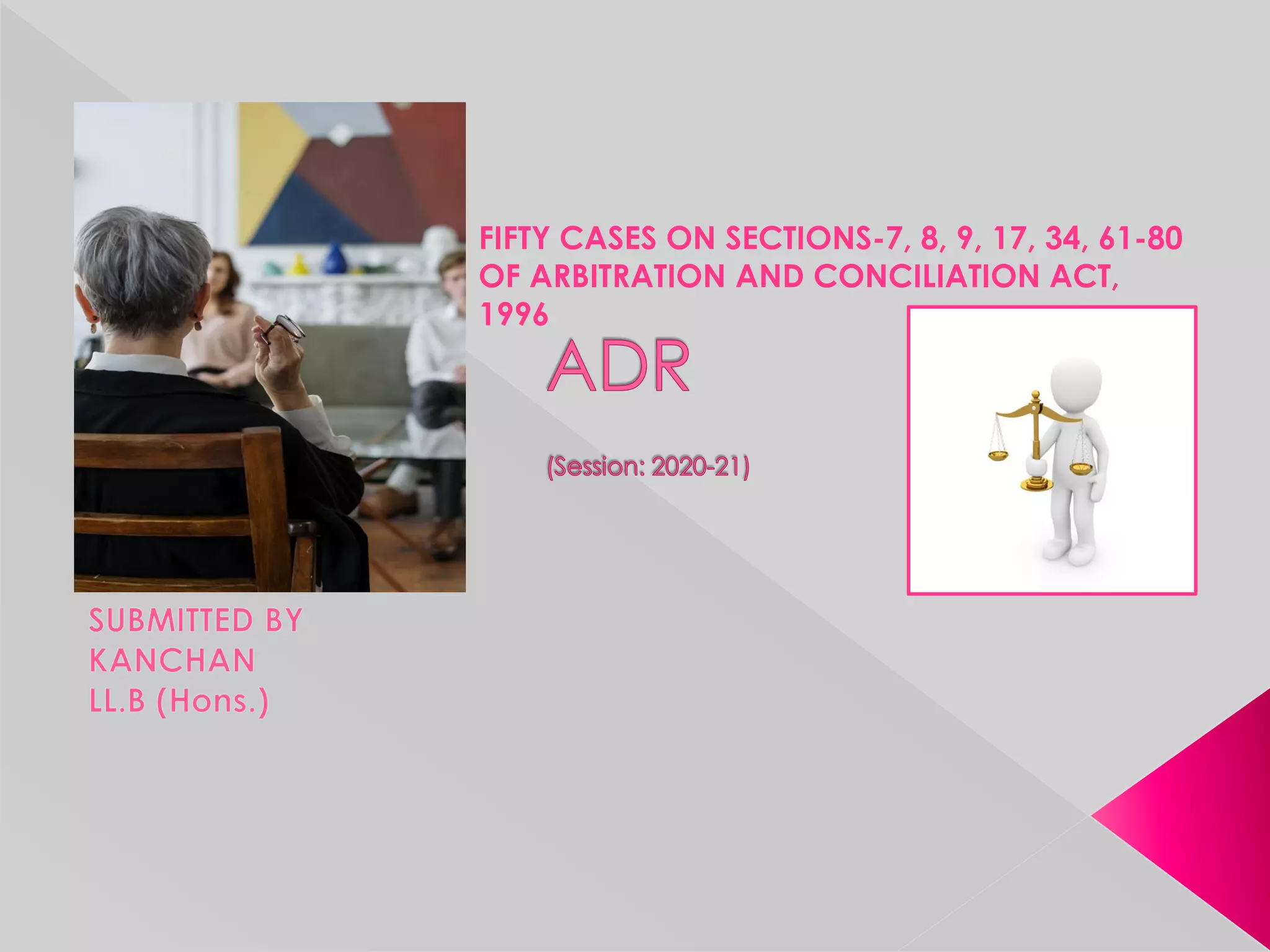 Adr ppt | PDF | Law