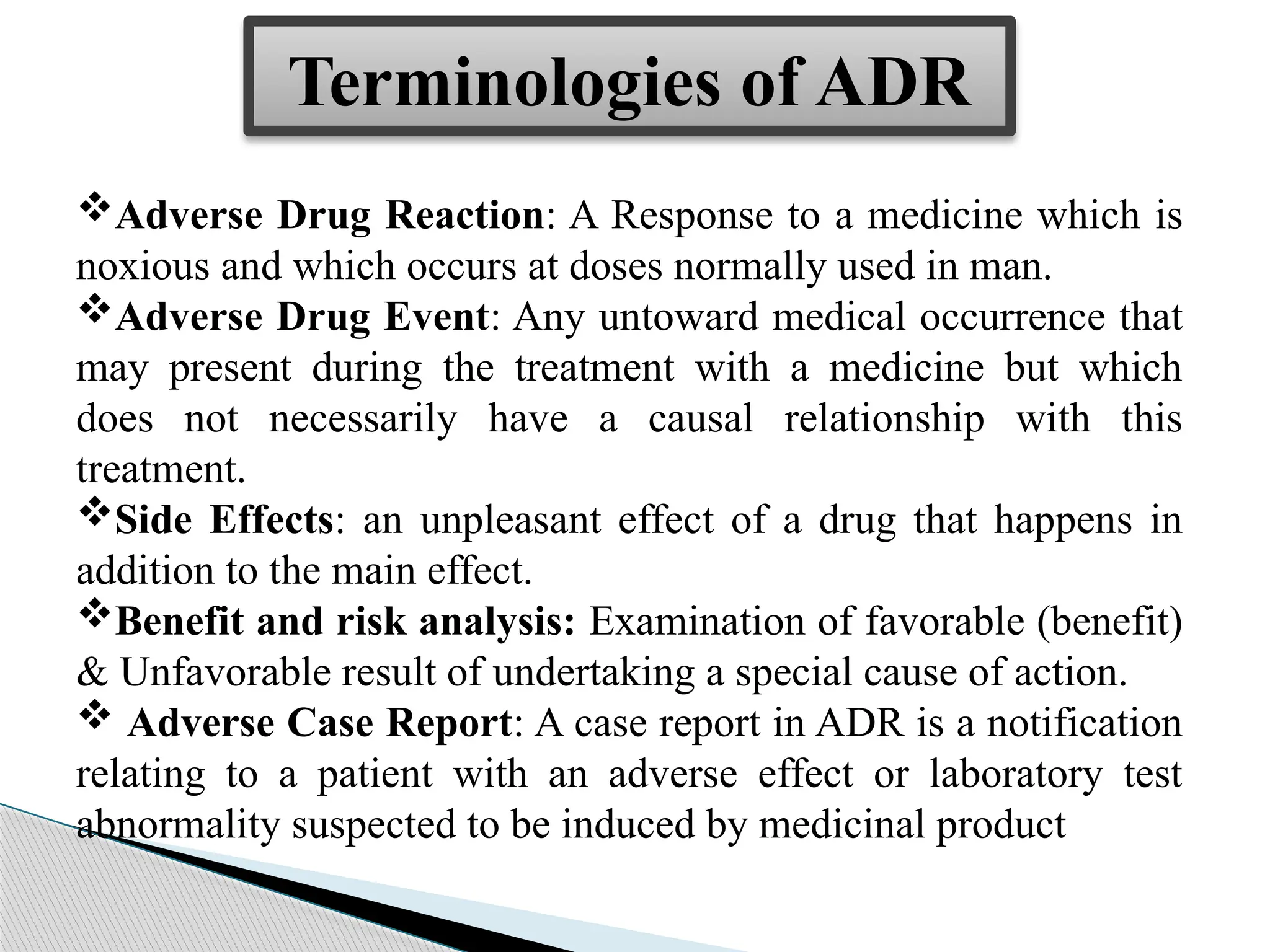 Adverse drug reaction PowerPoint presentation | PPTX