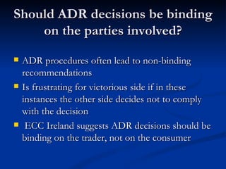 Alternative Dispute Resolution | PPT | Business | Business and Finance