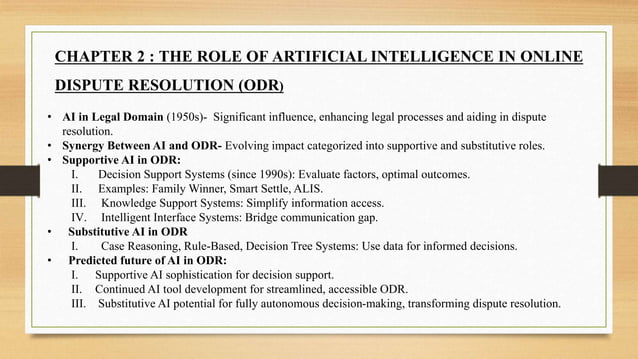 ADR PRESENTATION PPT | PPT