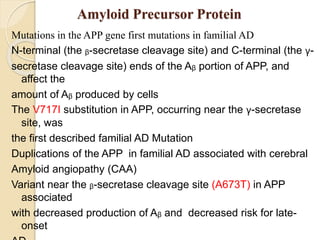 new gene and new target in alzheimer disease | PPT