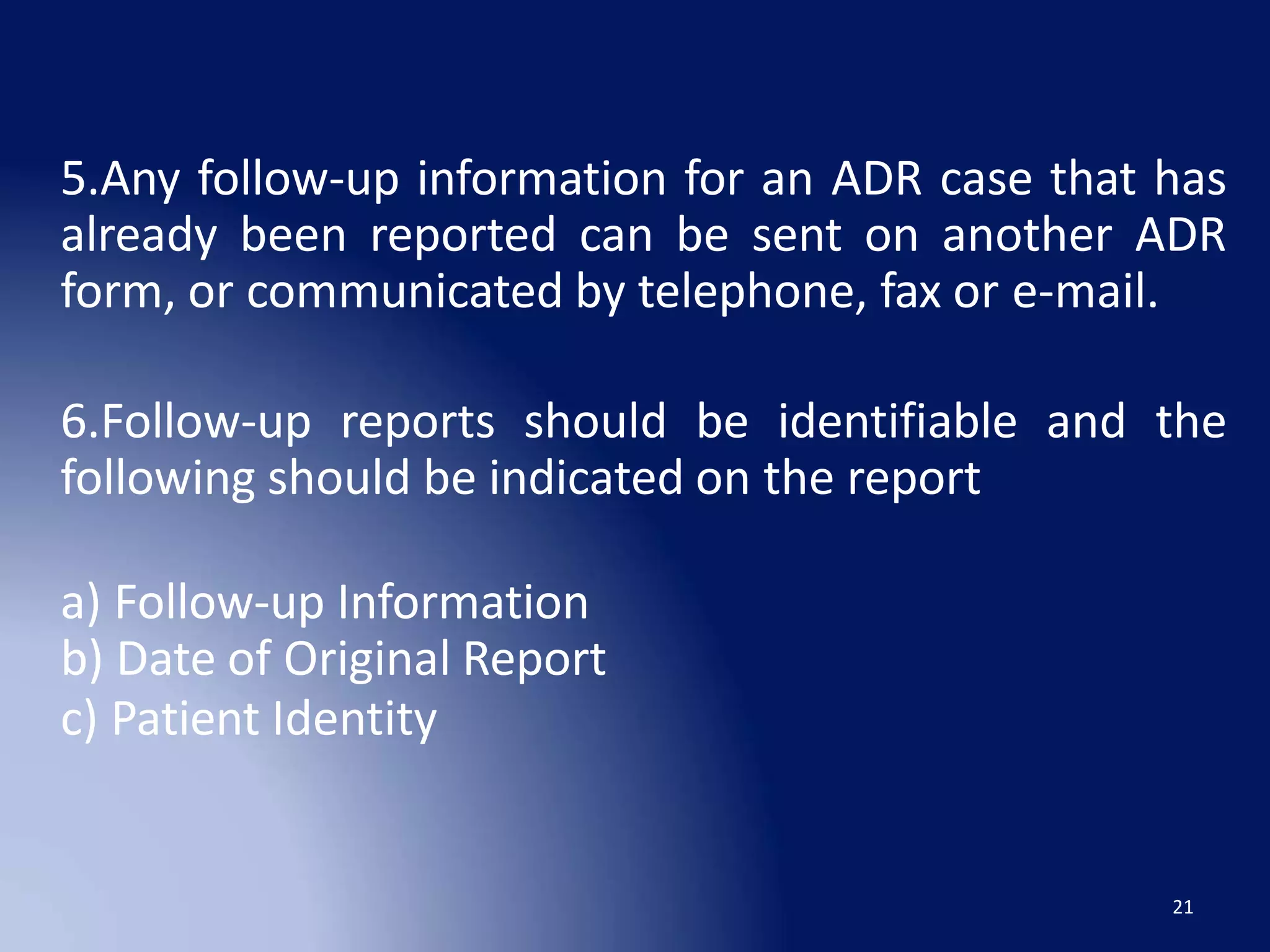 Adr reporting ppt | PPTX