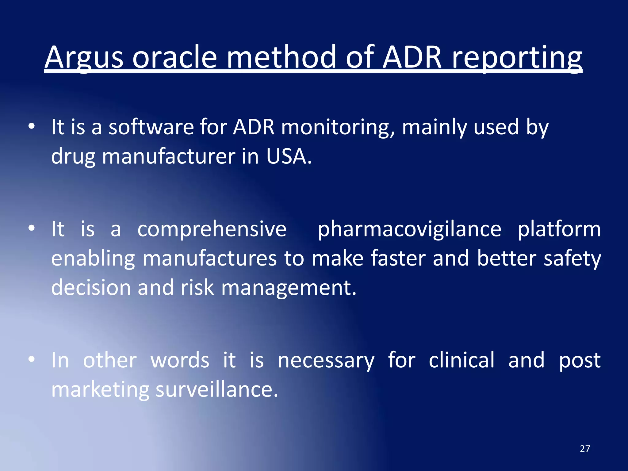 Adr reporting ppt | PPTX