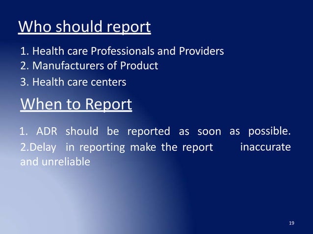 Adr reporting ppt | PPTX