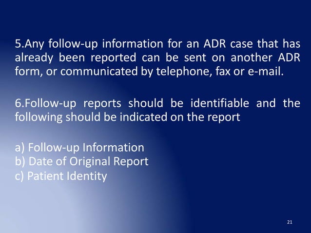 Adr reporting ppt | PPTX