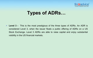 American Depository Receipts | PPT