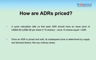 American Depository Receipts | PPT