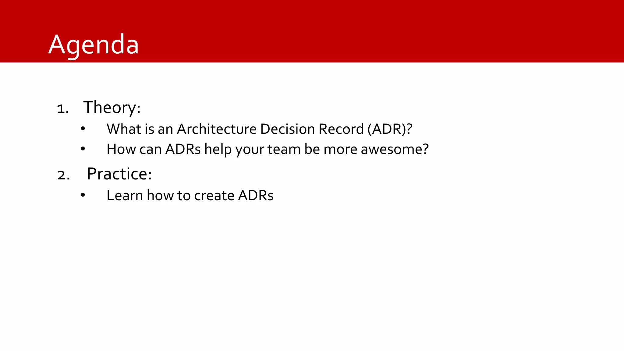 Getting Started With Architecture Decision Records Pptx