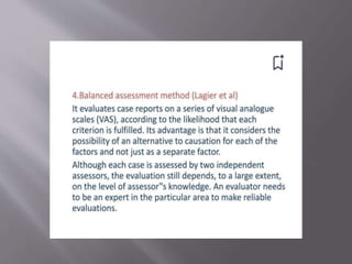 ADR’s DETECTION,REPORTING & METHODS IN CASUALITY ASSESSMENT.pptx
