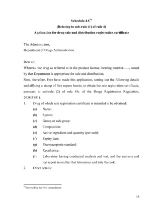 Drug registration regulation 2038 | PDF