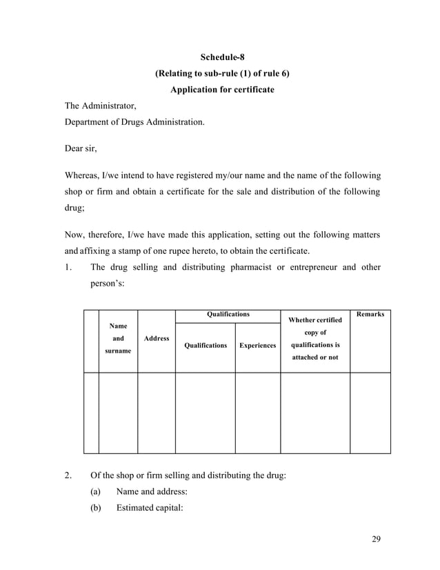 Drug registration regulation 2038 | PDF | Pharmaceutical Industry ...