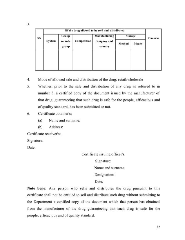 Drug registration regulation 2038 | PDF | Pharmaceutical Industry ...