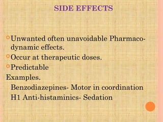 General Adverse Drug reactions of drugs. | PPT