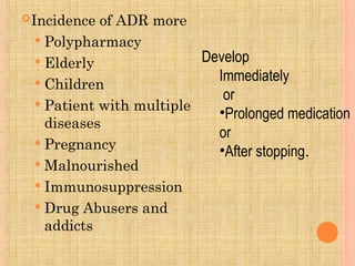 General Adverse Drug reactions of drugs. | PPT