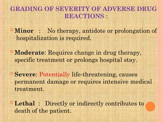 General Adverse Drug reactions of drugs. | PPT