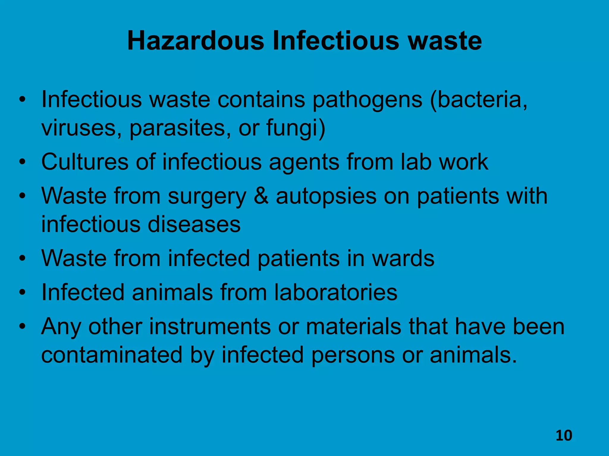 Hospital waste management. | PPT