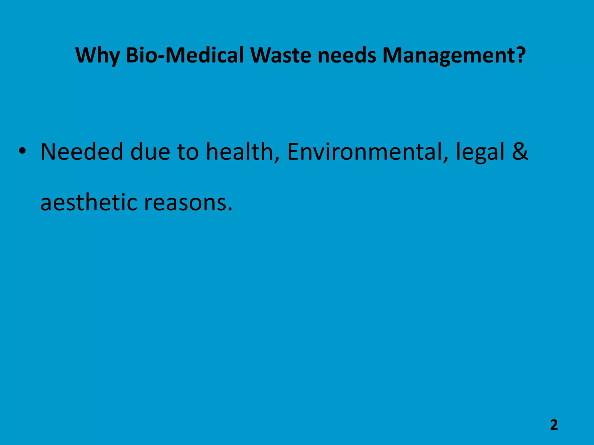 Hospital waste management. | PPT