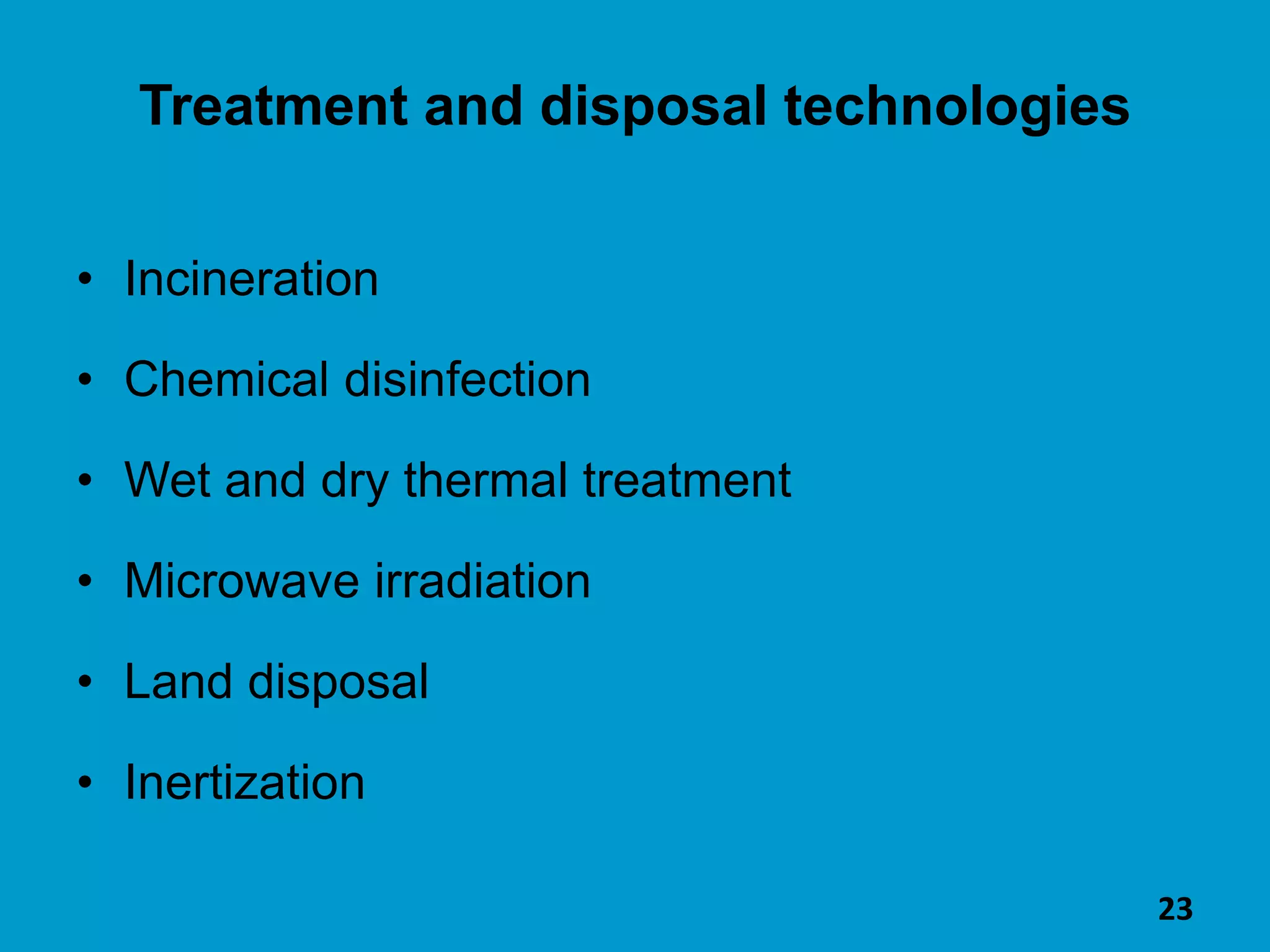 Hospital waste management. | PPT