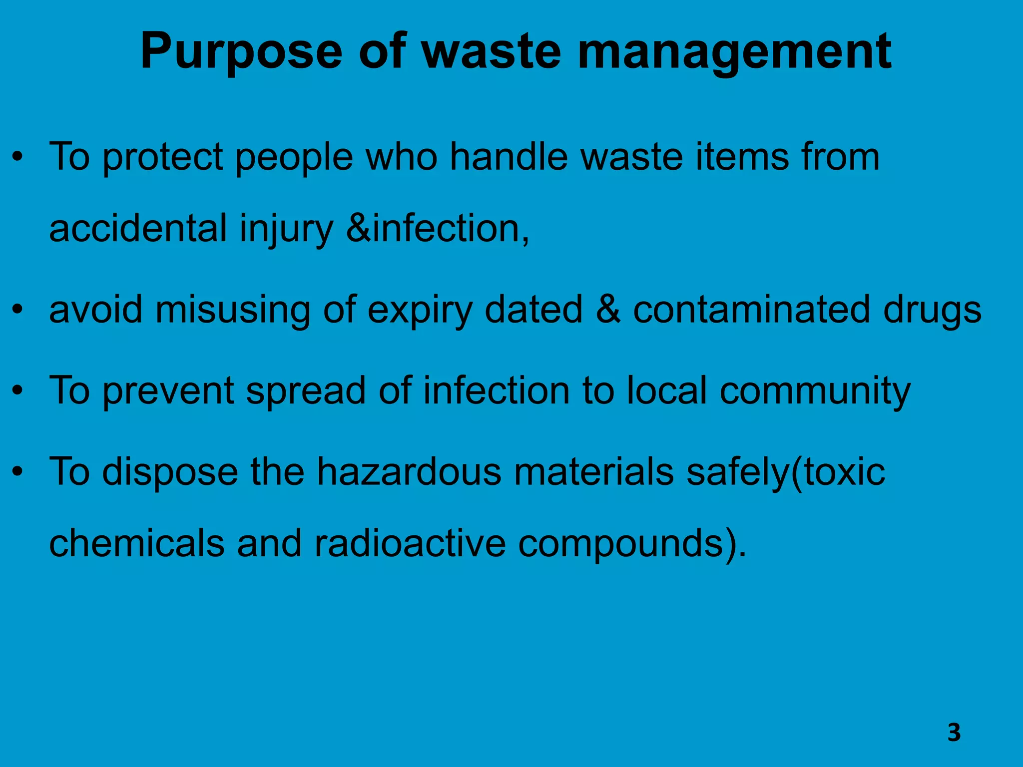 Hospital waste management. | PPT